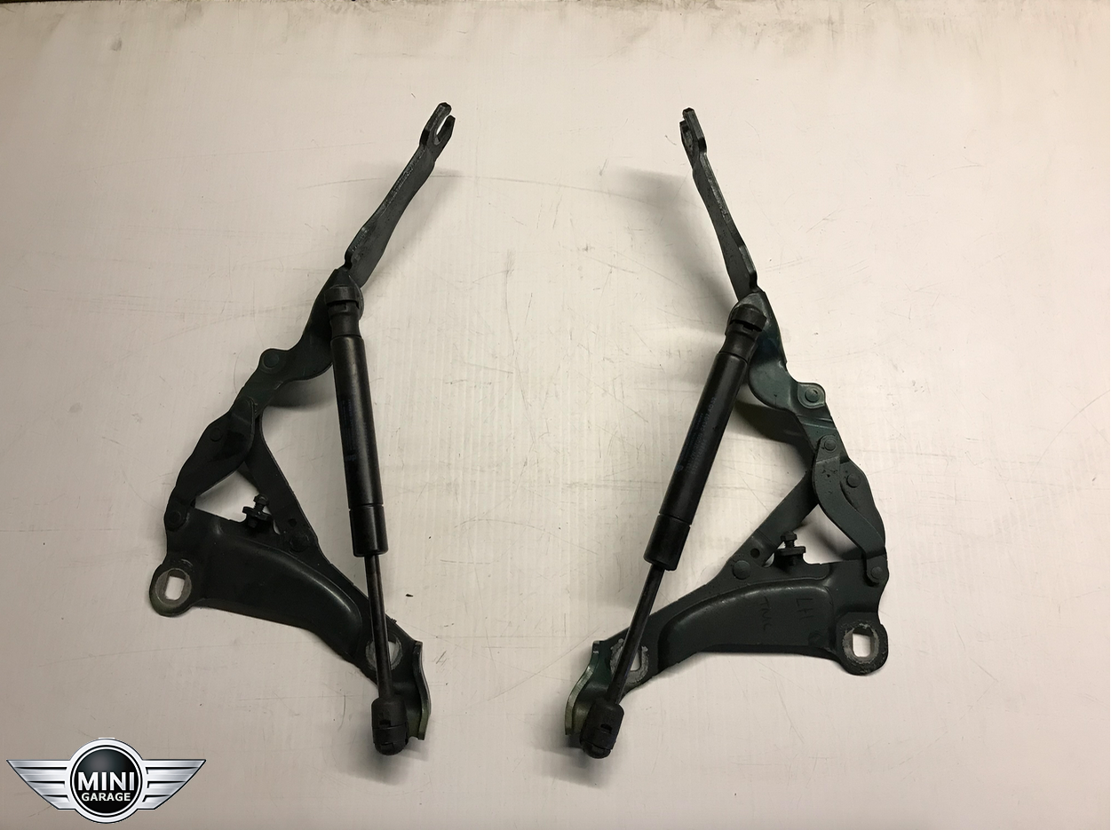 Green Bonnet Hinges with Struts - R55, R56, R57 Mini One, Cooper ...
