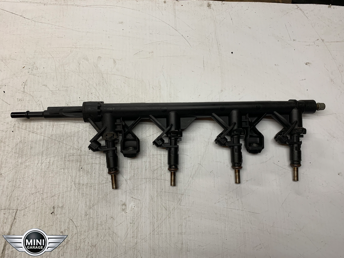 N12 Fuel Rail & Injectors - R55, R56, R57 Mini One, Cooper - PN 7528178 ...