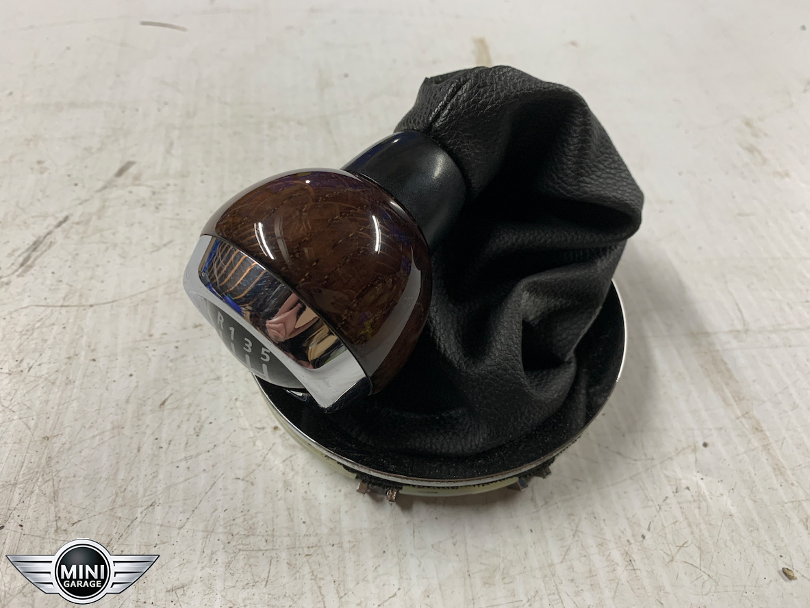 Walnut Wood Trim Gear Knob 2753785 - R55, R56, R57, R58, R59 Mini ...